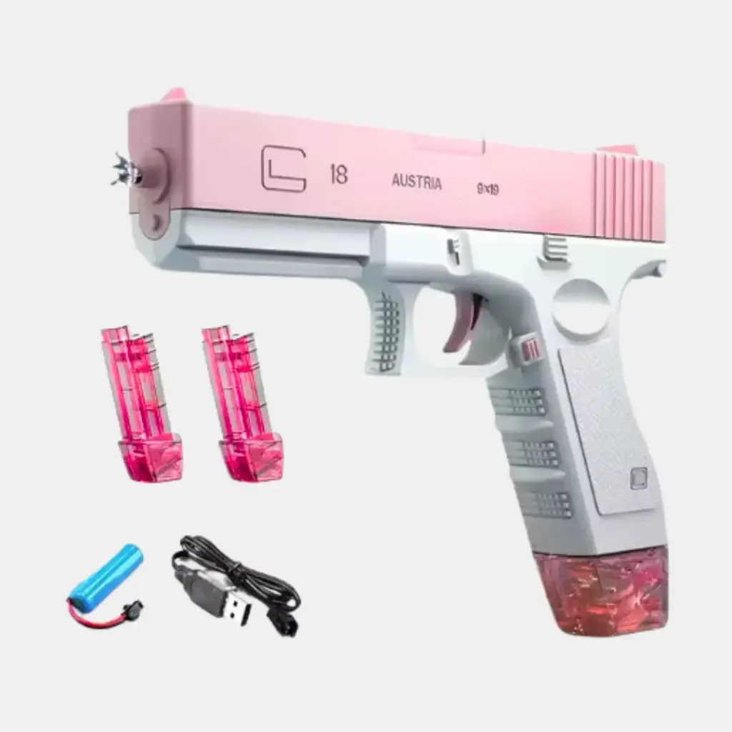 Glock de agua dos cacerinas rosa